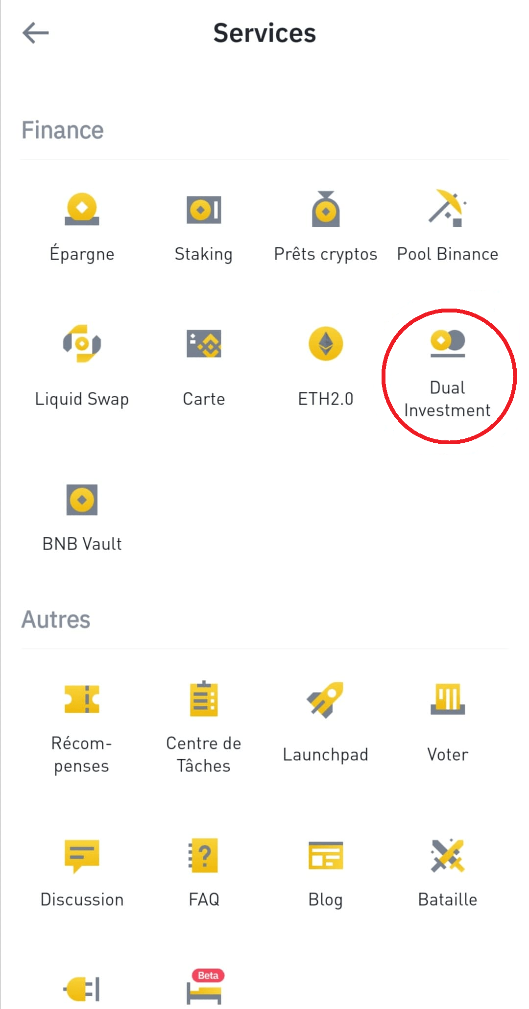 Binance Dual Investment : An interesting financial product - Crypto Nation
